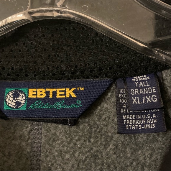 Eddie Bauer | Shirts | Vintage Ebtek Eddie Bauer Full Zip Fleece Sz Xlt ...